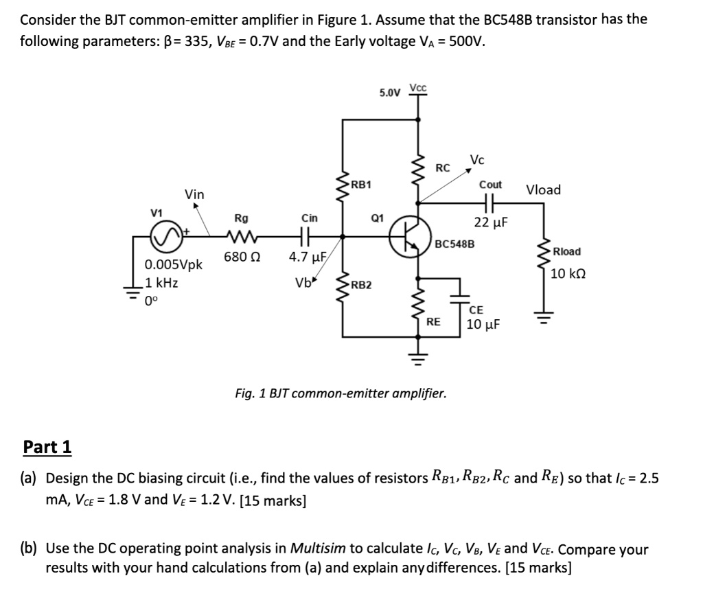 urgent please do a and b include the multisim schematic too thank you will give feedback ...