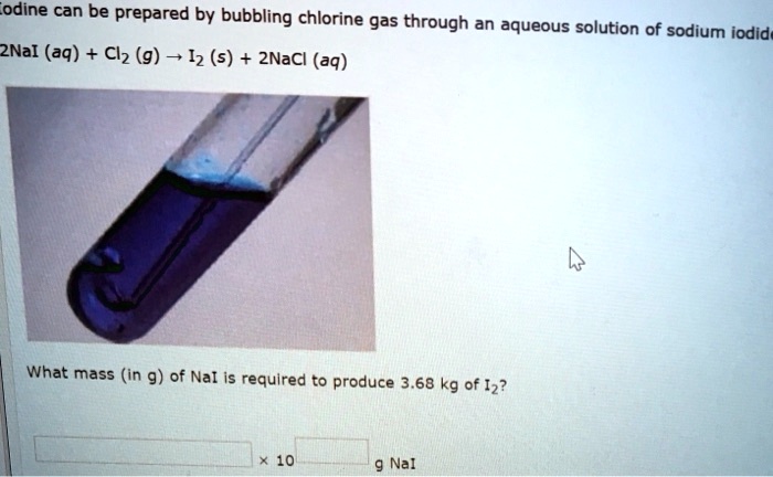 Codine can be prepared by bubbling chlorine gas through an...
