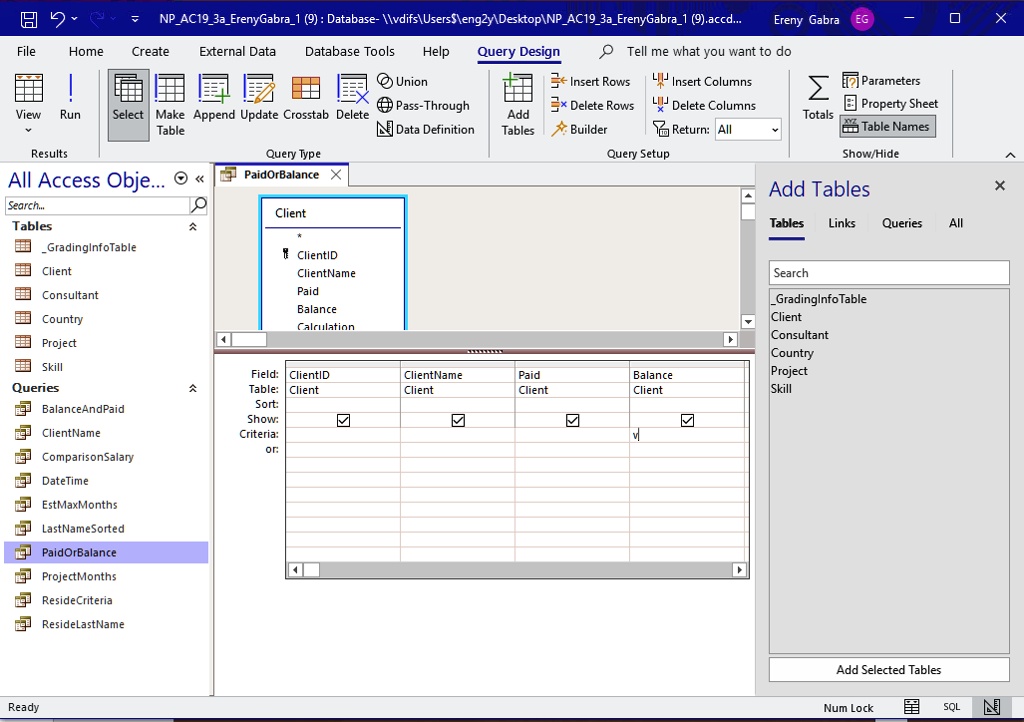 NPAC193aErenyGabra1 (9): Database- vdifs2y193aErenyGabra1 (9).accd... File Home Create External ...