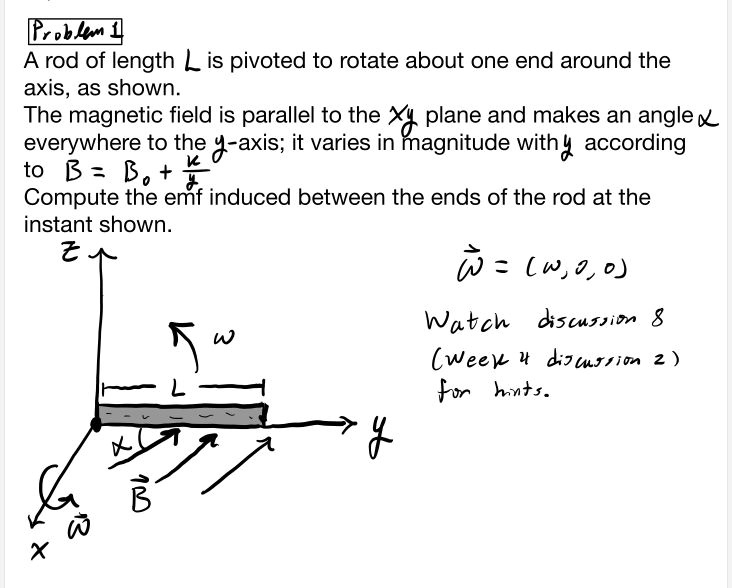 pzk a rod of length l is pivoted to rotate about one end around the ...