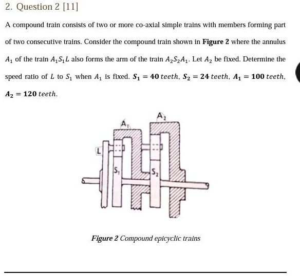 SOLVED: 2.Question 2[11] A compound train consists of two or more co ...