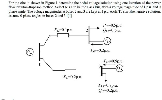 SOLVED: For the circuit shown in Figure l determine the nodal voltage solution using one ...