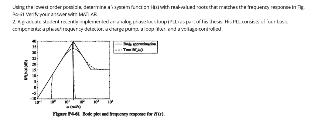 Solved Using The Lowest Order Possible Determine A System Function H 2339