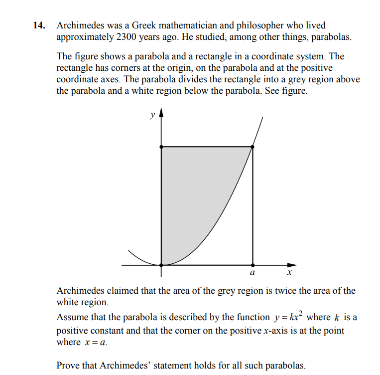 14. Archimedes was a Greek mathematician and philosopher who lived ...