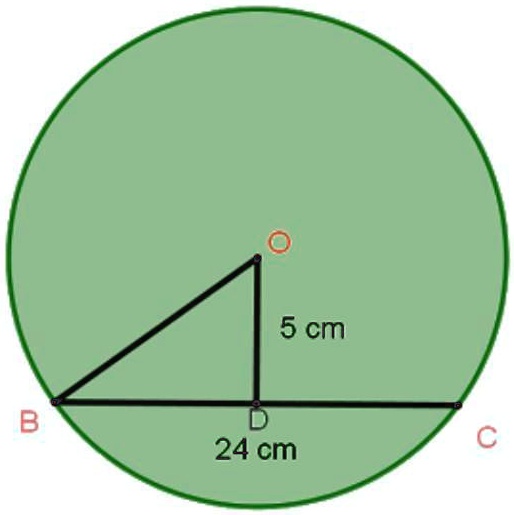 SOLVED: In the given figure, O is the center of the circle and the ...