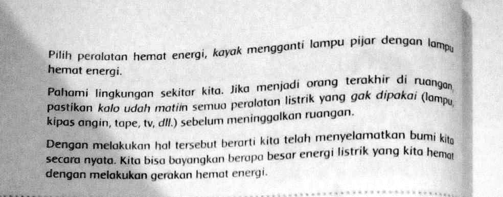 SOLVED: Rangkuman Mengapa Harus Hemat Listrik? tolong ya kakak kakak ... SOLVED: Rangkuman Mengapa Harus Hemat Listrik? tolong ya kakak kakak ...