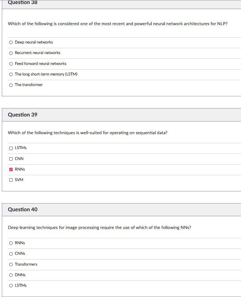SOLVED: Question 38 Which of the following is considered one of the most recent and powerful ...