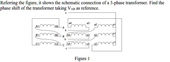Referring the figure, it shows the schematic connection of a...