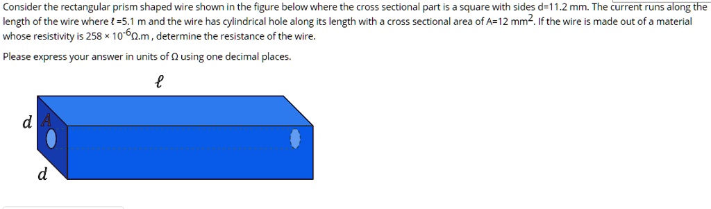 SOLVED:Consider the rectangular prism shaped wire shown in the figure ...