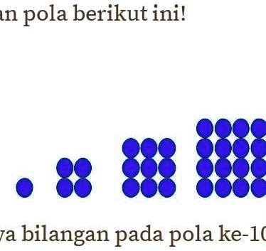 SOLVED: perhatikan pola bilangan berikut ini, banyaknya bilangan pada pola ke 100 adalah... n ...