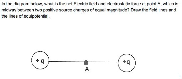 SOLVED: In the diagram below; what is the net Electric field and ...
