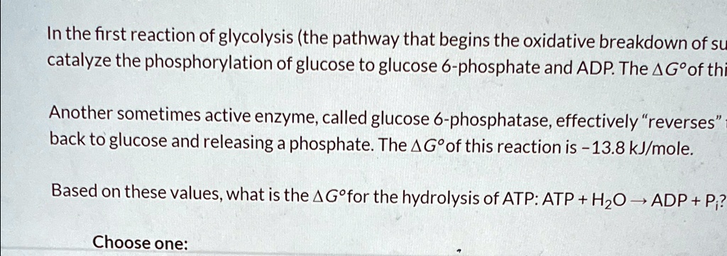 in the first reaction of glycolysis the pathway that begins the ...