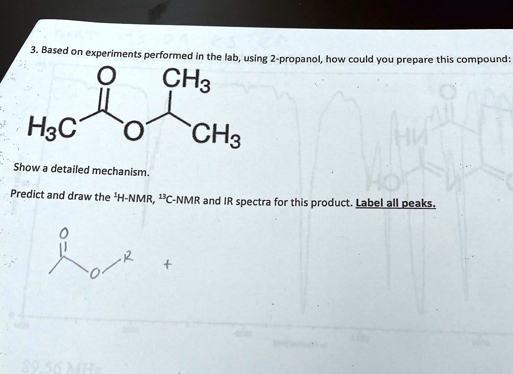 SOLVED: O CH3 H3C CH3 Show a detailed mechanism.