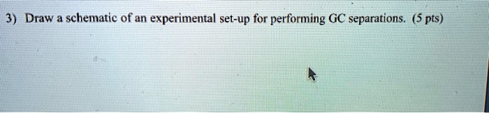 SOLVED: 3) Draw a schematic of an experimental set-up for performing GC ... SOLVED: 3) Draw a schematic of an experimental set-up for performing GC ...