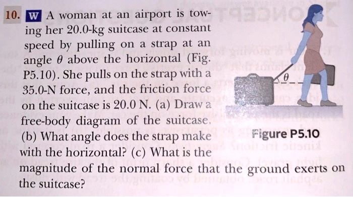 10 w woman al an airport is tow tj ing her 200 kg suitcase...