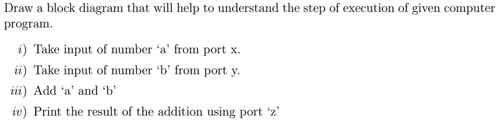 SOLVED: PLEASE ANSWER CORRECTLY WITH DESCRIPTIONS Draw block diagram ...
