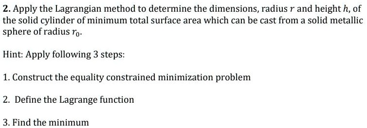 SOLVED: can you solve this optimization question quickly and carefully ...