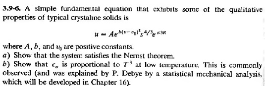 A simple fundamental equation that exhibits some of the qualitative ...
