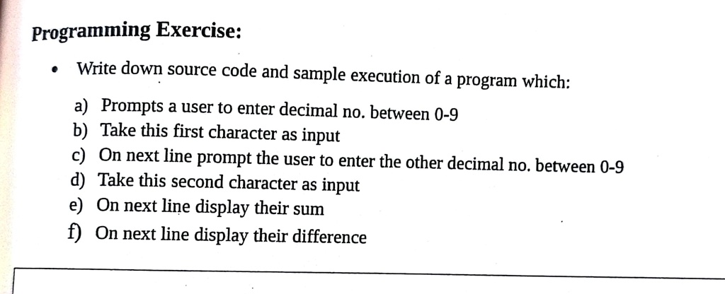 Solved Using Assembly Language On Dos Box Programming Exercise Write