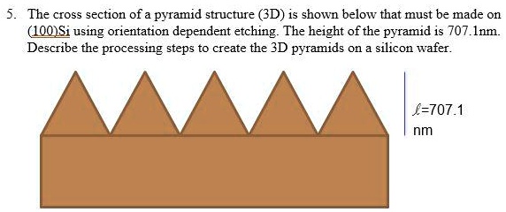 the cfoss ection of a pyramid structure 3d is shown below tbat must be ...