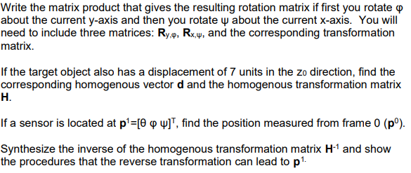 SOLVED: Write the matrix product that gives the resulting rotation ...