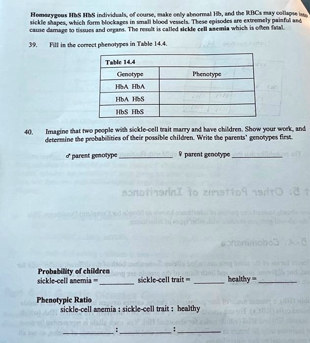SOLVED: please answer everything sickle shapes, which form blockages in ...