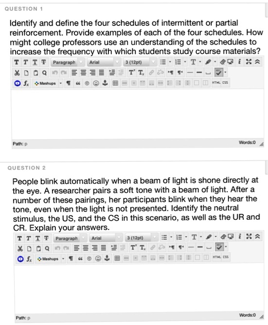 SOLVED: QUESTION 1 Identify and define the four schedules of ...