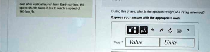 SOLVED: Texts: Just after vertical launch from Earth's surface, the ...