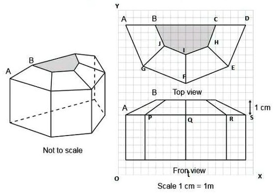 the diagrams show the plans for a sun room it will be built onto the ...