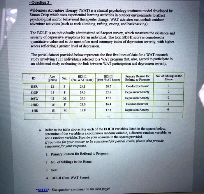 qusstton wilderness adventure therapy wat is clinical psychology ...