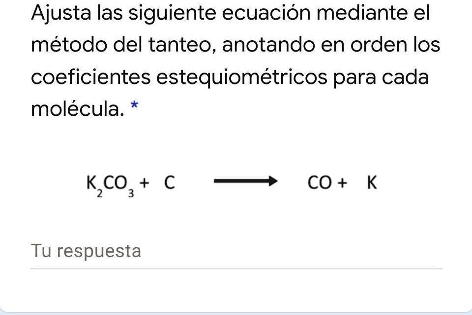 SOLVED: resolver la ecuación mediante el método de tanteo Ajusta las ... SOLVED: resolver la ecuación mediante el método de tanteo Ajusta las ...
