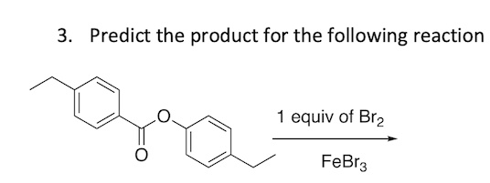 SOLVED: Predict the product for the following reaction: equivalent of ...