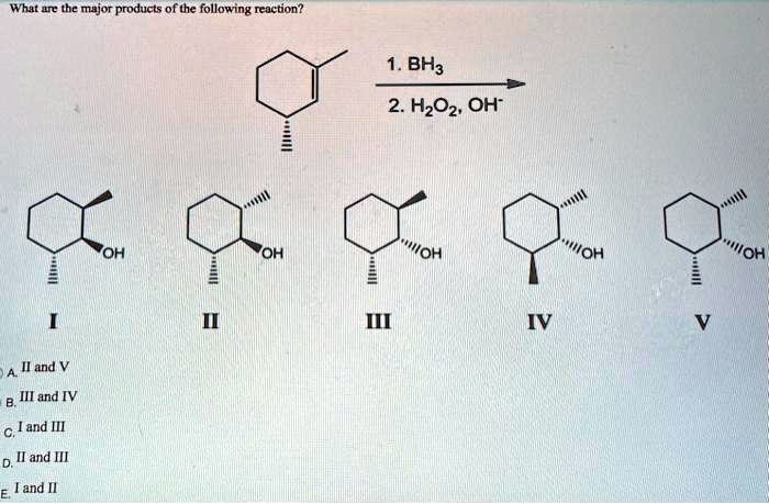 SOLVED: What are the major products of the following reaction? BH3 + 2 ...