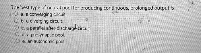 SOLVED: The best type of neural pool for producing continuous ...