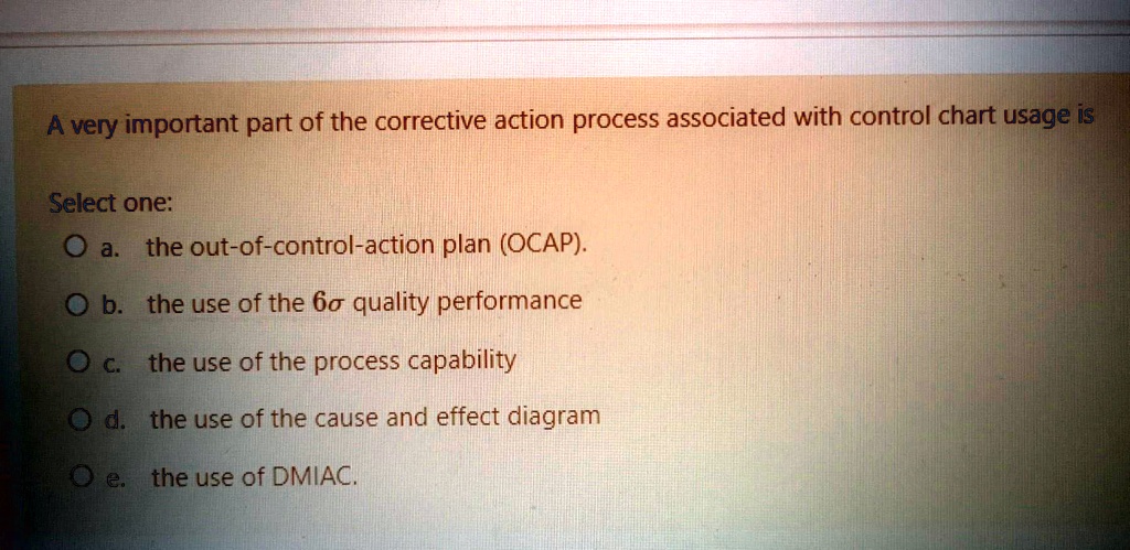 a very important part of the corrective action process associated with ...