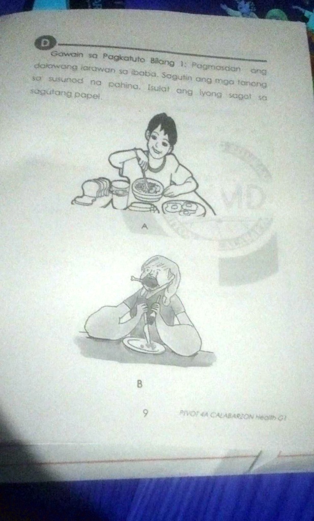 SOLVED: grade 1 mapeh health Gawain sa pagkatuto bilang 1 1. ano and ... SOLVED: grade 1 mapeh health Gawain sa pagkatuto bilang 1 1. ano and ...