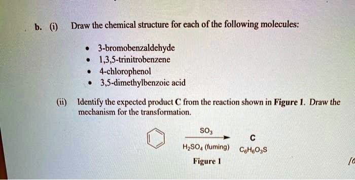 SOLVED: Draw the chemical structure for each of the following molecules ...