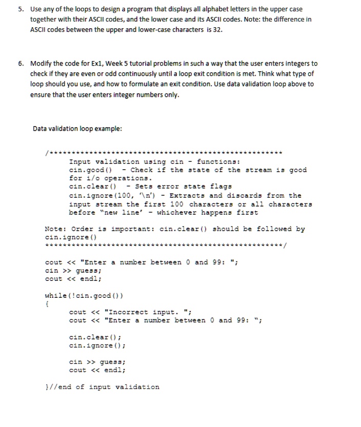 need help with question 6 please use any of the loops to design program ...