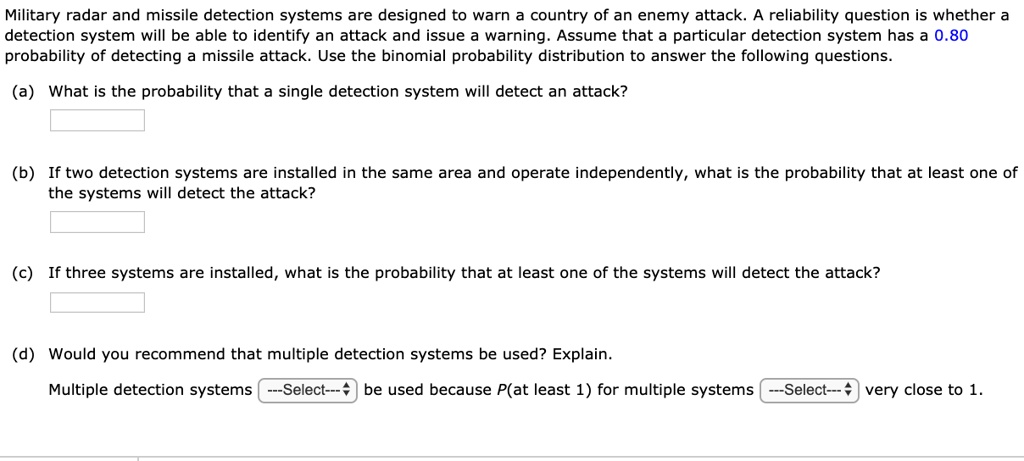 military radar and missile detection systems are designed to warn a ...