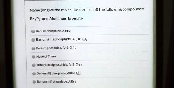 name or give the molecular formula of the following compounds bazpz and ...
