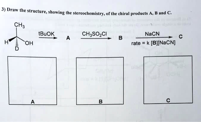 SOLVED: ' Draw the structure, showing the stereochemistry, of the ...