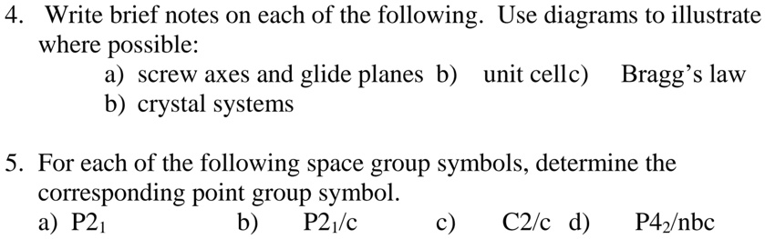 4 write brief notes on each of the following use diagrams to illustrate ...
