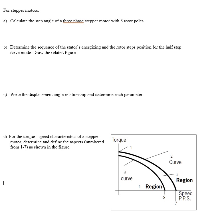 for stepper motors calculate the step angle of a three phase stepper ...