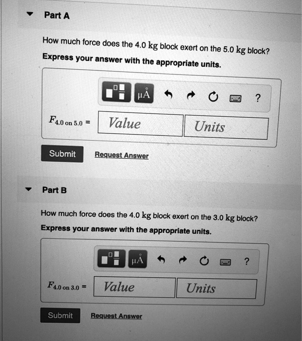 part a how much force does the 40 kg block exert on the 50 kg block express your answer with the ...