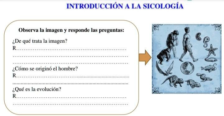 SOLVED: alguien sabe las respuestas??? INTRODUCCIÓN A LA SICOLOGIA ... SOLVED: alguien sabe las respuestas??? INTRODUCCIÓN A LA SICOLOGIA ...