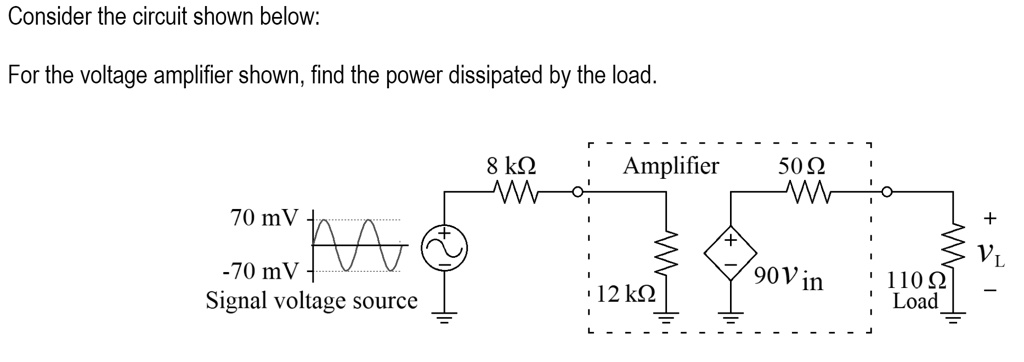 SOLVED: Show detailed and complete procedure Consider the circuit shown below: For the voltage ...
