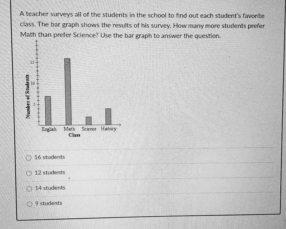 A teacher surveys all of the students in the school to find out each ...