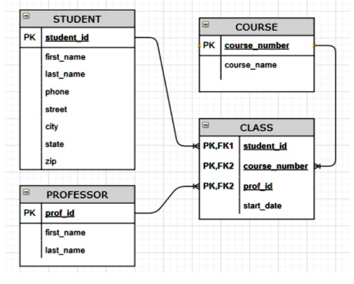 Solved Create The 4 Tables In The Provided Diagram Shown At The End Of The Assignment