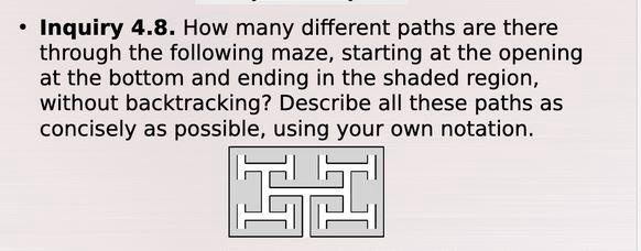SOLVED: Inquiry 4.8. How many different paths are there through the ...