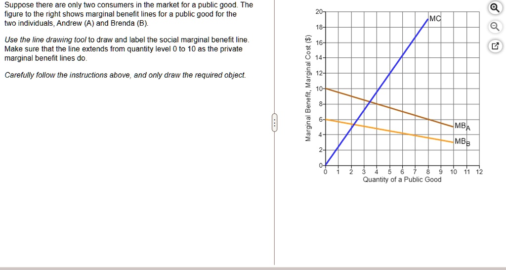 Suppose there are only two consumers in the market for a public good ...